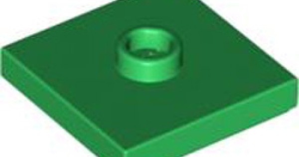 LEGO Part 4565321 - 23893 - Plate 2x2 with 1 Knob Dark Green | LEGO ...
