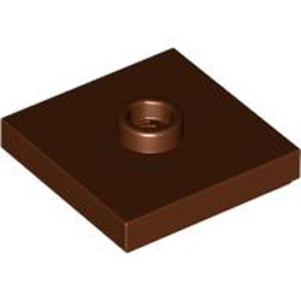 LEGO Part 4565394 - 23893 - Plate 2x2 with 1 Knob Reddish Brown | LEGO ...