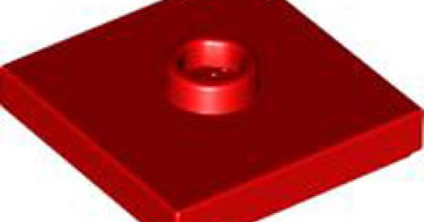 LEGO Part 6126048 - 23893 - Plate 2x2 with 1 Knob Bright Red | LEGO ...