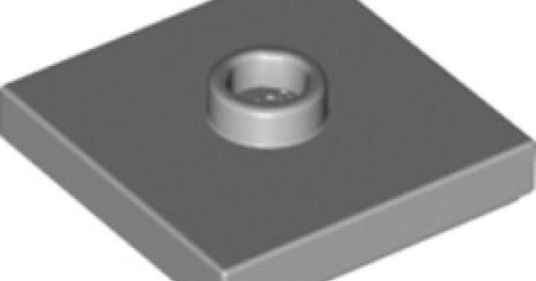 LEGO Part 6126082 - 23893 - Plate 2x2 with 1 Knob Medium Stone Grey ...
