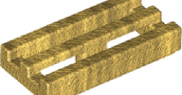 LEGO Part 4490599 - 2412 - Radiator Grille 1x2 Warm Gold | LEGO Bricks ...