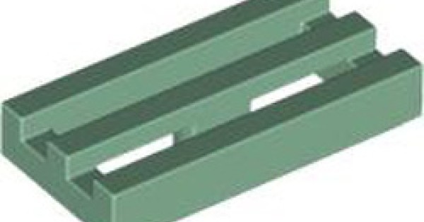 LEGO Part 6223126 - 2412 - Radiator Grille 1x2 Sand Green | LEGO Bricks ...