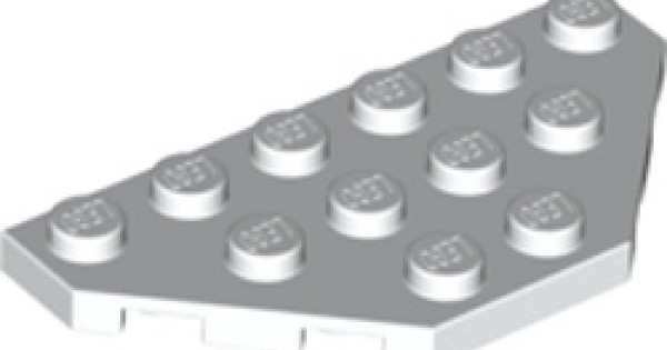 LEGO Part 241901 - 2419 - Corner Plate 3x6 White | LEGO Bricks ...