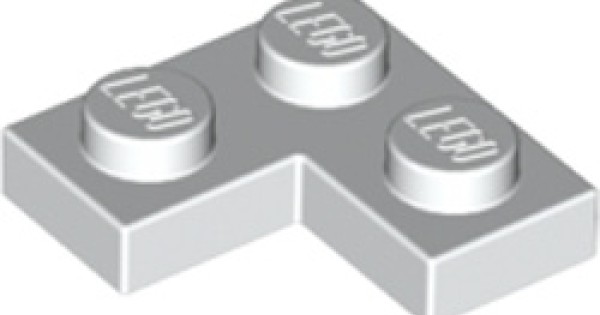 LEGO Part 242001 - 2420 - Corner Plate 1x2x2 White | LEGO Bricks ...