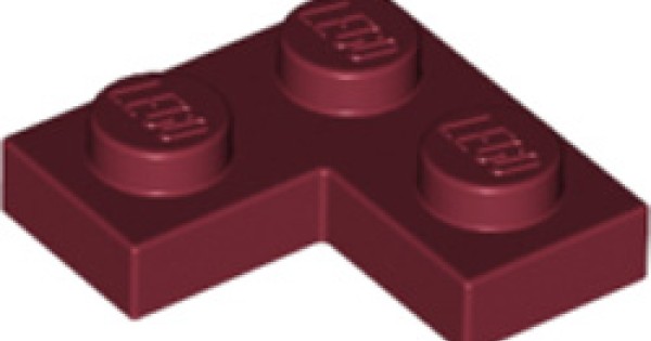 LEGO Part 4585751 - 2420 - Corner Plate 1x2x2 Dark Red | LEGO Bricks ...