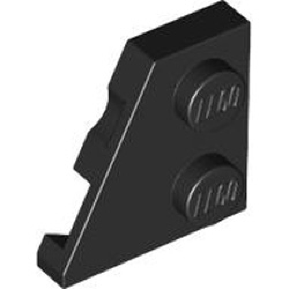 LEGO Part 6141554 - 24299 - Left Plate 2x2 27 Degree Black | LEGO ...