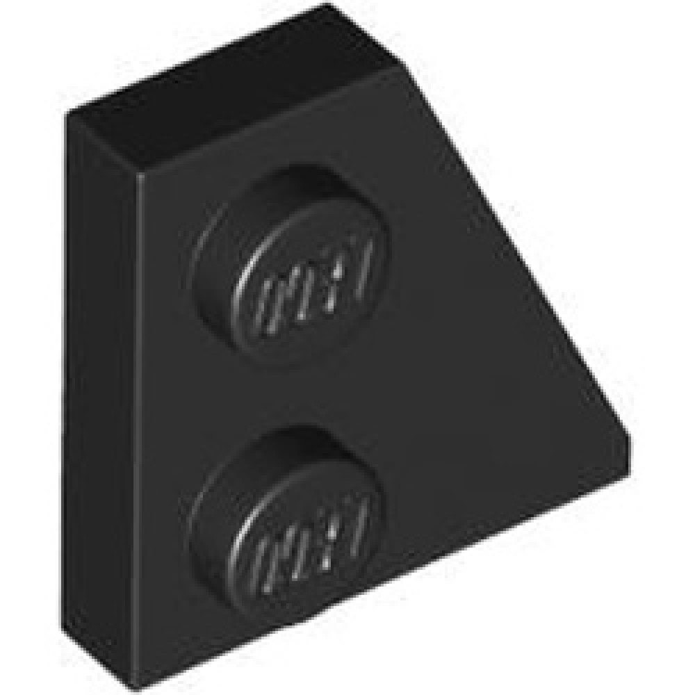 LEGO Part 6141556 - 24307 - Right Plate 2x2 27 Degree Black | LEGO ...