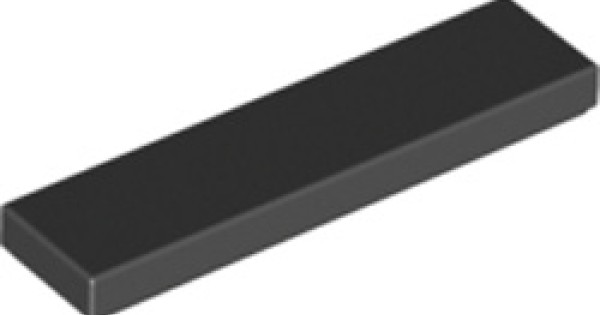 LEGO Part 243126 - 2431 - Flat Tile 1x4 Black | LEGO Bricks ...