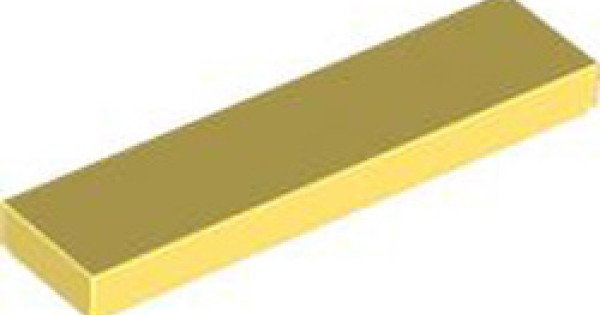 LEGO Part 6289722 - 2431 - Flat Tile 1x4 Cool Yellow | LEGO Bricks ...