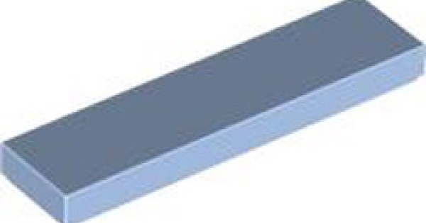 Flat Tile 1x4 Light Royal Blue