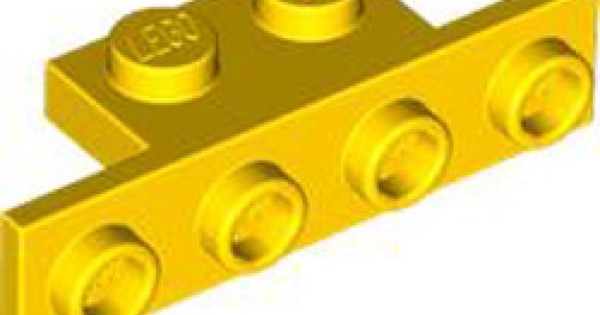 LEGO Part 243624 - 2436 - Angle Plate 1x2/1x4 All Sharp Corners Bright ...