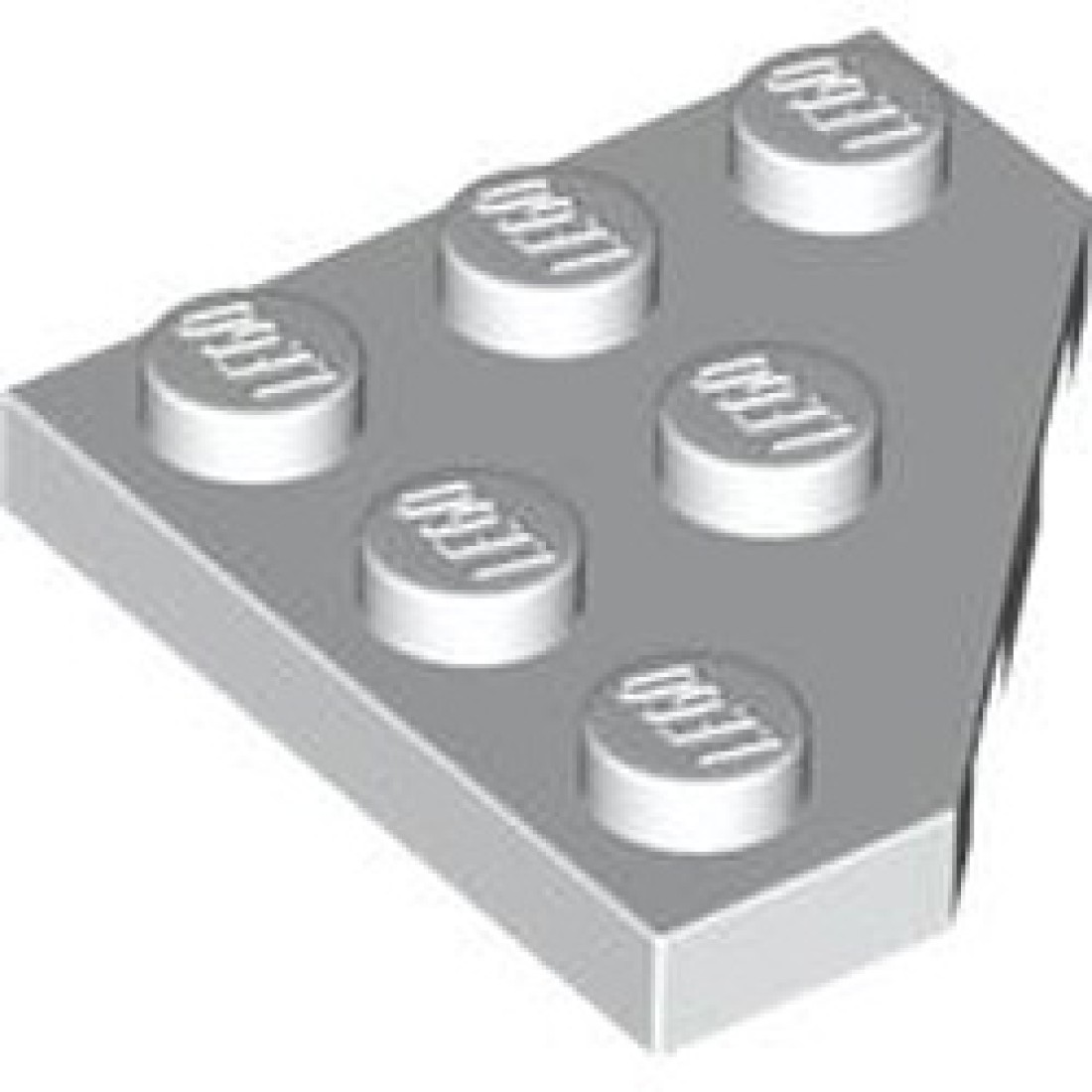 LEGO Part 245001 - 2450 - Corner Plate 45 Degree 3x3 White | LEGO ...