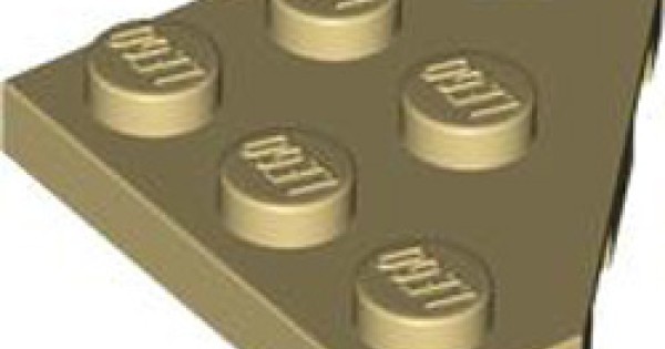 LEGO Part 4208072 - 2450 - Corner Plate 45 Degree 3x3 Brick Yellow ...