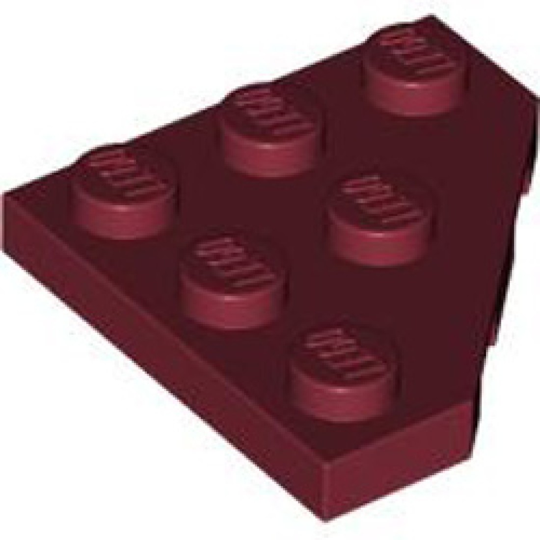 LEGO Part 4539064 - 2450 - Corner Plate 45 Degree 3x3 Dark Red | LEGO ...