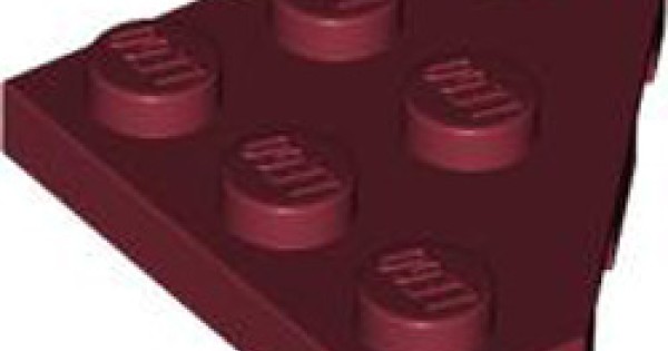 LEGO Part 4539064 - 2450 - Corner Plate 45 Degree 3x3 Dark Red | LEGO ...