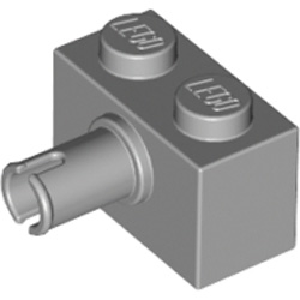 LEGO Part 4211364 - 2458 - Brick 1x2 with Horizontal Snap Medium Stone ...