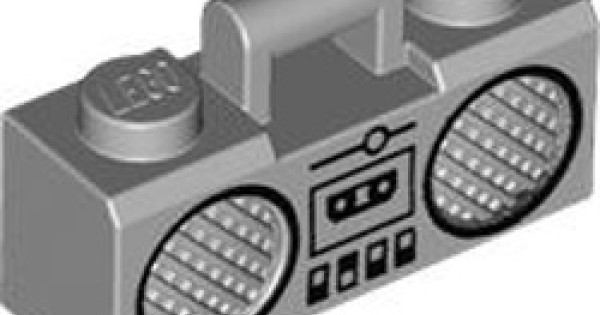 LEGO Part 6138216 - 25202 - Music Box 1x3x1 Number 3 Medium Stone Grey ...