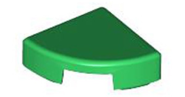 LEGO Part 6150607 - 25269 - 1/4 Circle Tile 1x1 Dark Green | LEGO ...