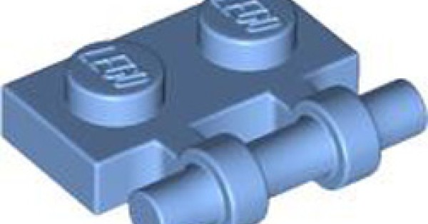 LEGO Part 6195159 - 2540 - Plate 1x2 with Stick Medium Blue | LEGO ...