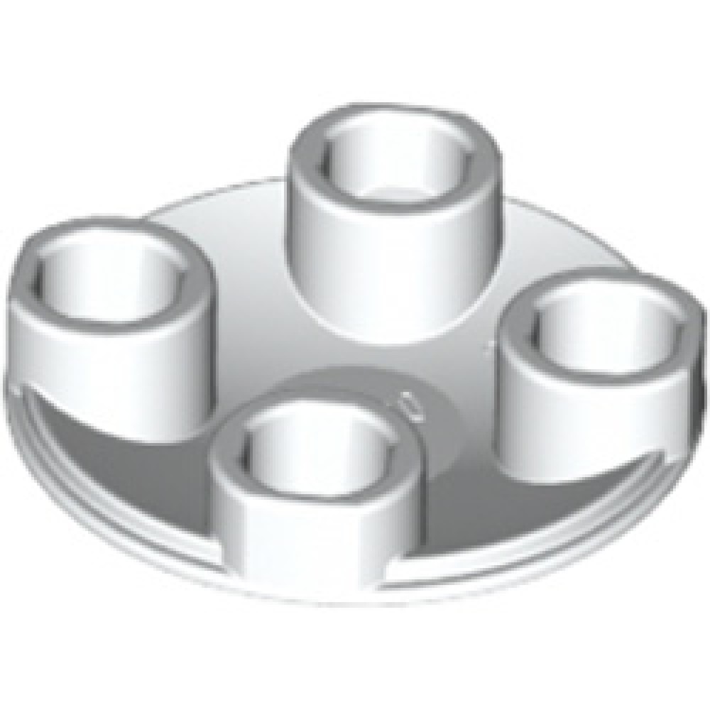 LEGO Part 4278271 - 2654 - Slide Shoe Round 2x2 White | LEGO Bricks ...