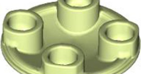 LEGO Part 6113048 - 2654 - Slide Shoe Round 2x2 Spring Yellowish Green ...