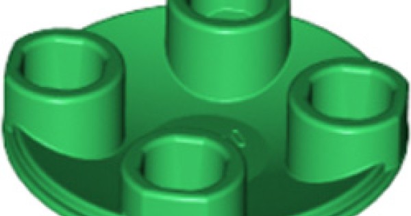 LEGO Part 6144145 - 2654 - Slide Shoe Round 2x2 Dark Green | LEGO ...