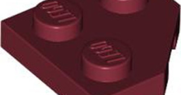 LEGO Part 6210310 - 26601 - Plate 2x2 Corner 45 Degree Dark Red | LEGO ...