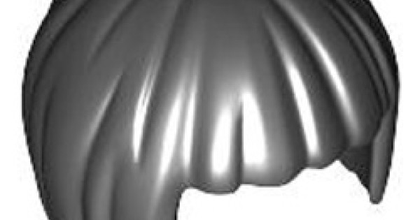 LEGO Part 6155002 - 27058 - Wig Lady Page Black | LEGO Bricks ...
