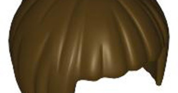 LEGO Part 6266865 - 27058 - Wig Lady Page Dark Brown | LEGO Bricks ...