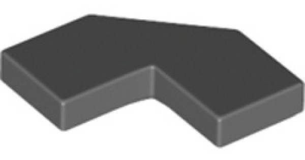 LEGO Part 6177079 - 27263 - Tile 2x2 90 Degree with 45 Degree Cut Dark ...