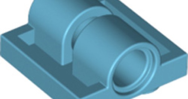 LEGO Part 6138487 - 2817 - Technic Double Bearing Plate 2x2 Medium Azur ...