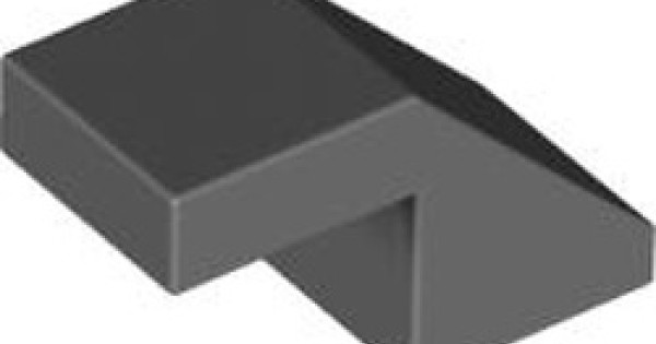 LEGO Part 6168776 - 28192 - Roof Tile 1x2 Degree 45 without Knobs Dark ...
