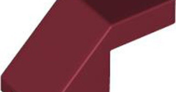 LEGO Part 6267498 - 28192 - Roof Tile 1x2 Degree 45 without Knobs Dark ...