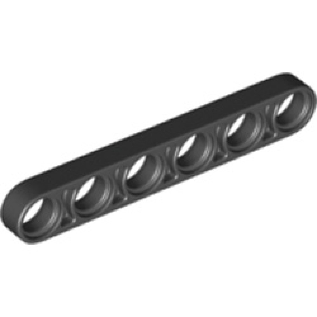 LEGO Part 6163980 - 28570 - Technic 6M Half Beam Black | LEGO Bricks ...