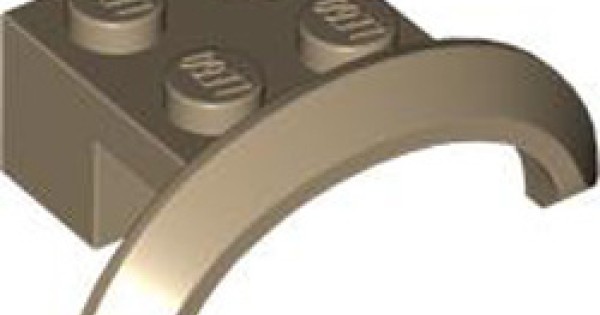 LEGO Part 6490339 - 28579 - Brick 2x4x1 with Screen Number 2 Sand ...