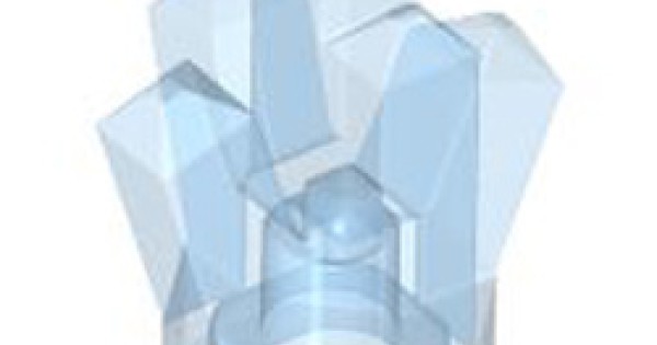 LEGO Part 4243703 - 28623 - Rock Crystal Transparent Fluorescent Blue ...