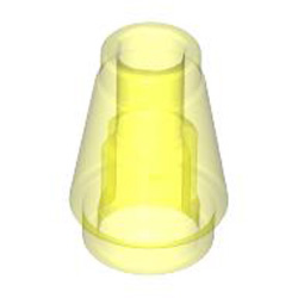 LEGO Part 6301321 - 28701 - Nose Cone Small 1x1 Transparent Fluorescent ...