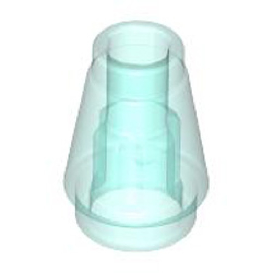 LEGO Part 6337639 - 28701 - Nose Cone Small 1x1 Transparent Light Blue ...