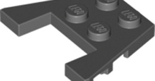 LEGO Part 6170522 - 28842 - Plate 3x4 with Angle Dark Stone Grey | LEGO ...