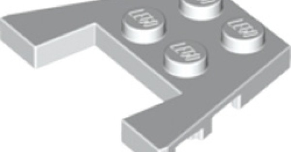 LEGO Part 6170524 - 28842 - Plate 3x4 with Angle White | LEGO Bricks ...