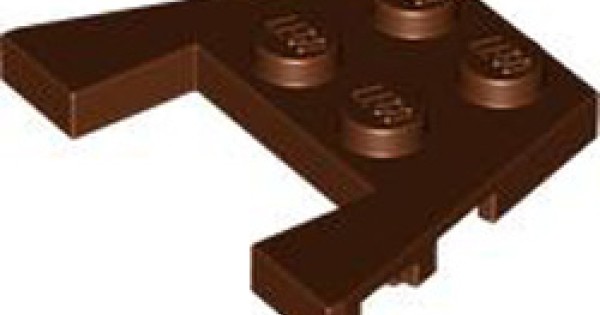 LEGO Part 6170527 - 28842 - Plate 3x4 with Angle Reddish Brown | LEGO ...