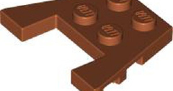 LEGO Part 6429033 - 28842 - Plate 3x4 with Angle Dark Orange | LEGO ...