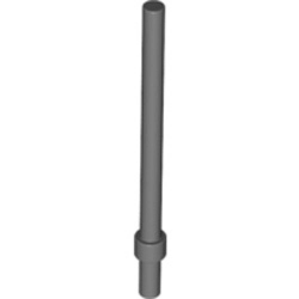 LEGO Part 6170420 - 28921 - Stick 6M with Flange Dark Stone Grey | LEGO ...
