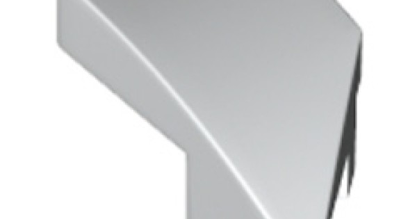 LEGO Part 6213880 - 29120 - Left Plate 1x2 with Bow 45 Degree Cut White ...