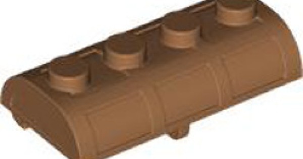 LEGO Part 6254218 - 29336 - Chest Lid 2x4 Medium Nougat | LEGO Bricks ...