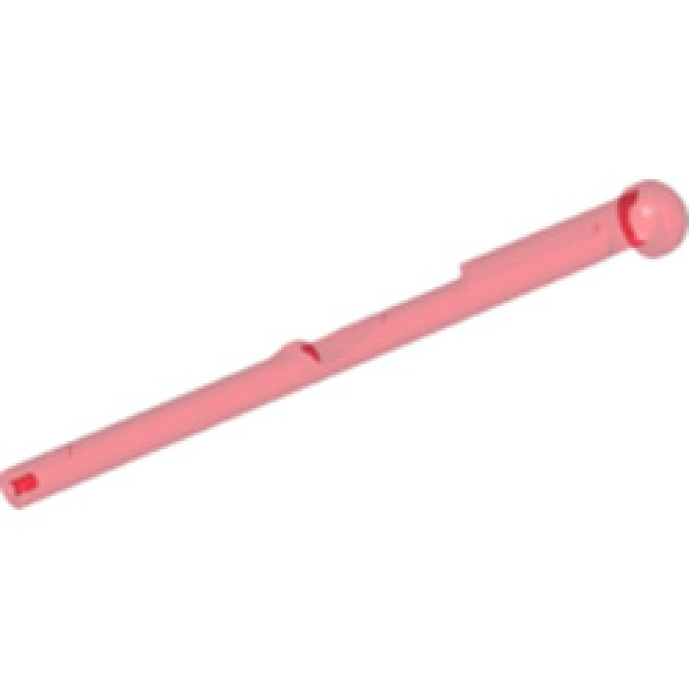 LEGO Part 6287550 - 29340 - Arrow 8M for Spring Shooter Transparent Red ...