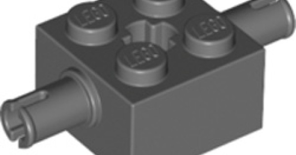 LEGO Part 4211024 - 30000 - Bearing Element 2x2 with Double Snap Dark ...