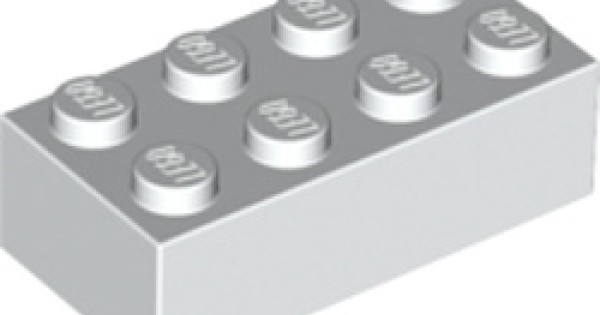LEGO Part 300101 - 3001 - Brick 2x4 White | LEGO Bricks, Replacement ...