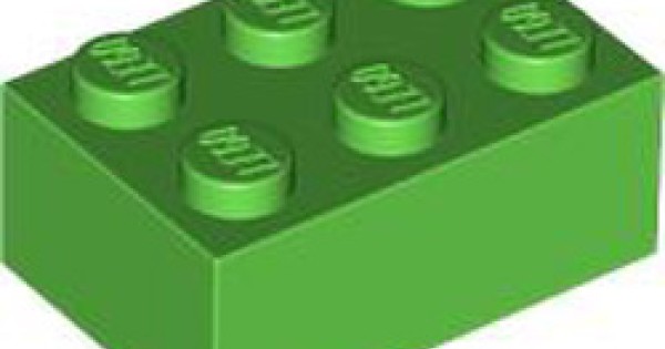 LEGO Part 6366701 - 3002 - Brick 2x3 Bright Green | LEGO Bricks ...