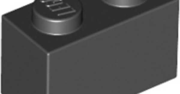 LEGO Part 300426 - 3004 - Brick 1x2 Black | LEGO Bricks, Replacement ...